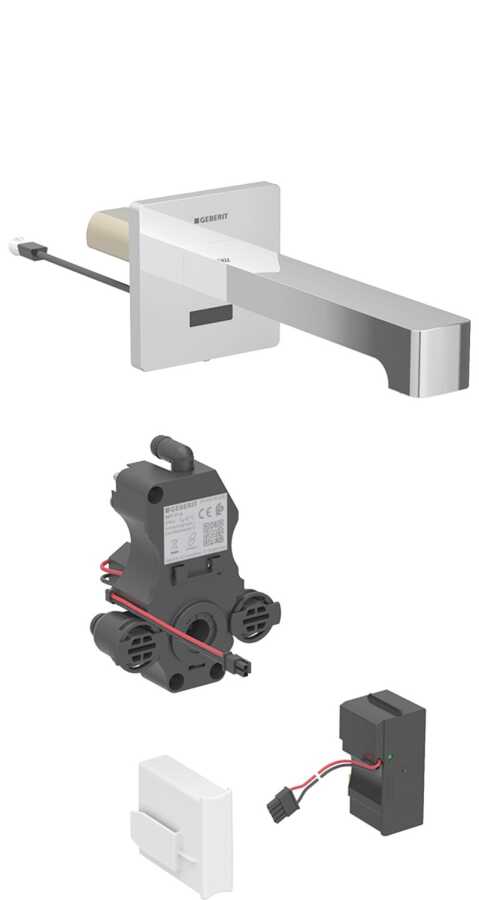 Geberit Brenta Fotoselli Ankastre Batarya Çift Su Girişli 17cm ...